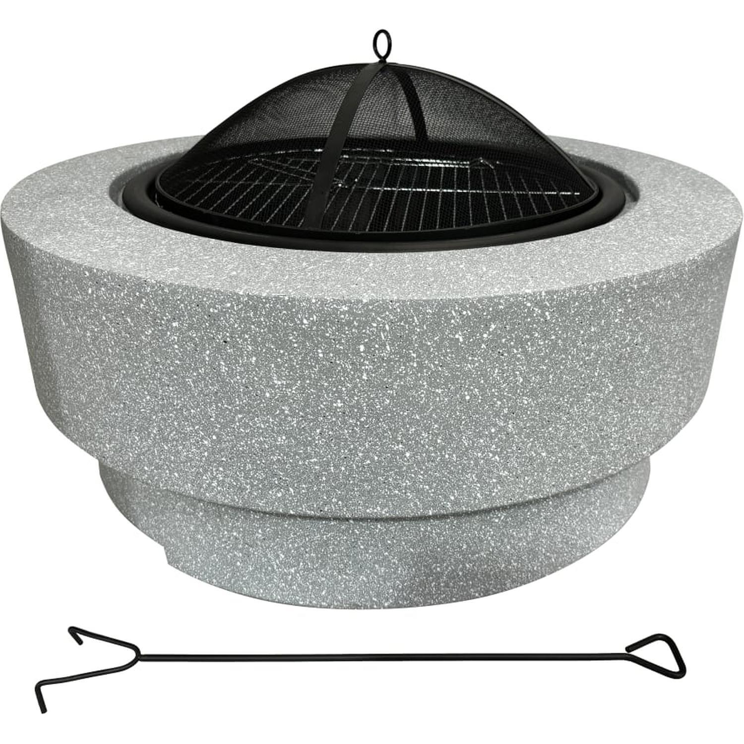 Meteor | Round Firepit 890mm | Mitre10