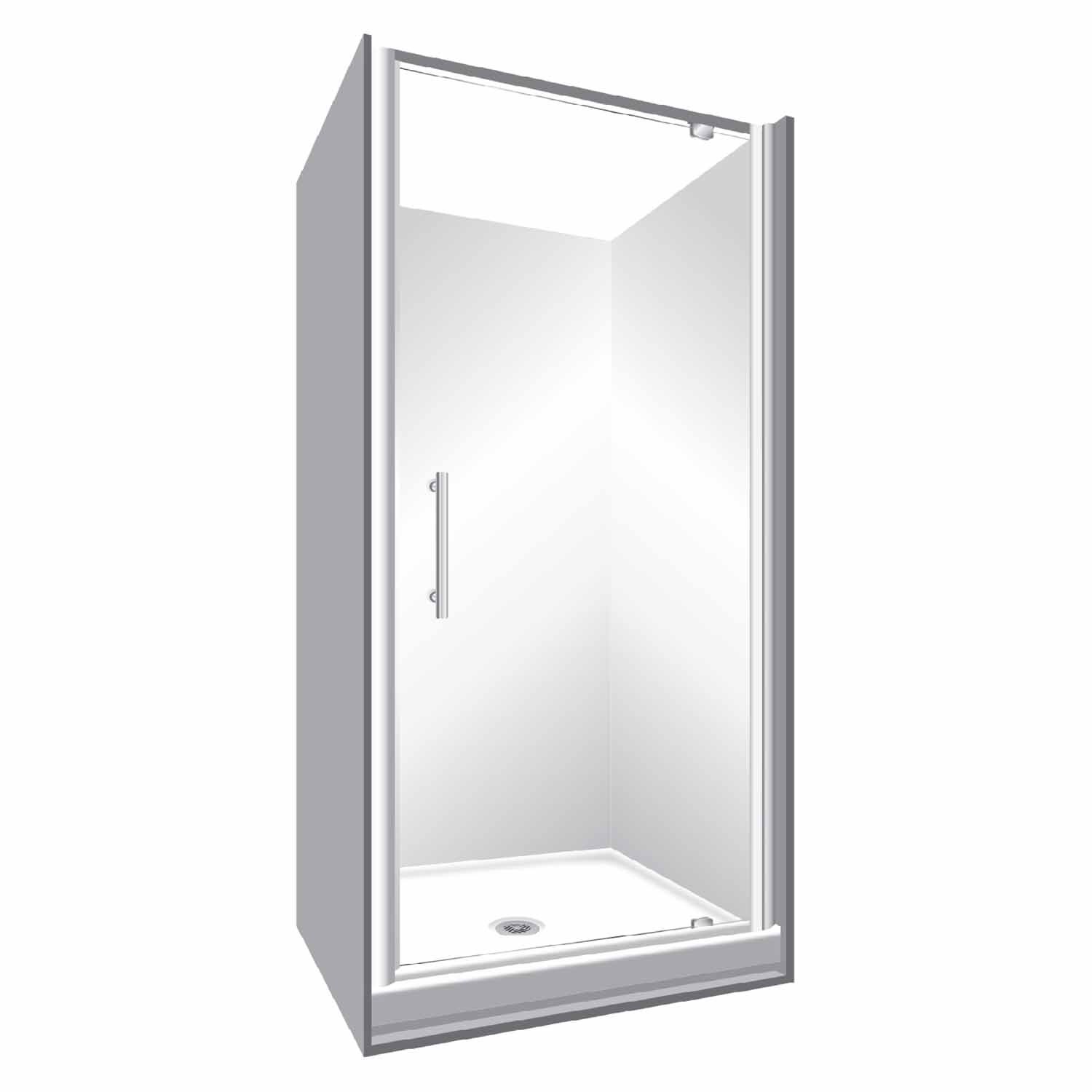 Fibre Systems | Stellar Taurus Alcove 3-Sided Shower Flat Wall | Mitre10