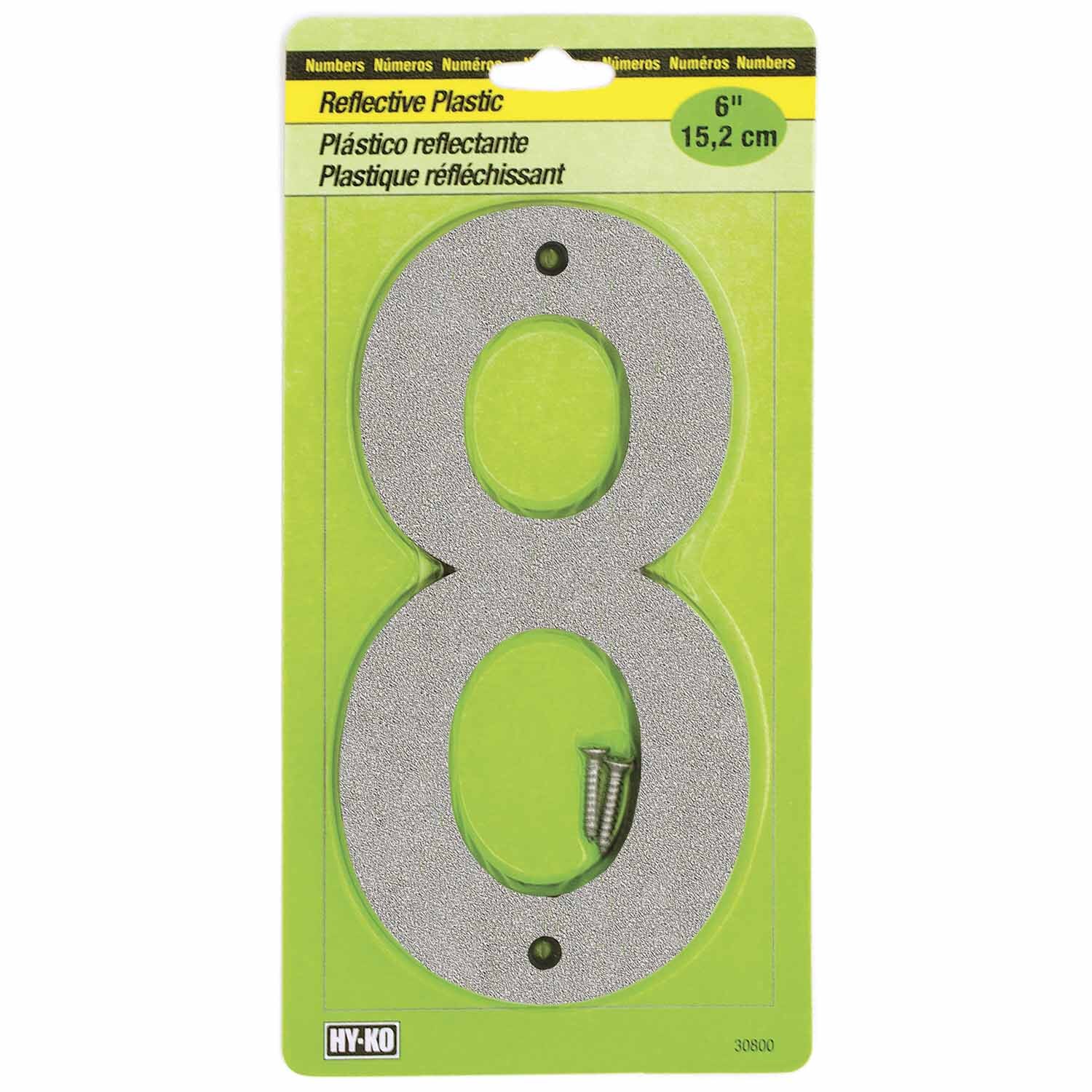 HY-KO | Letterbox Number 8 152mm | Mitre10