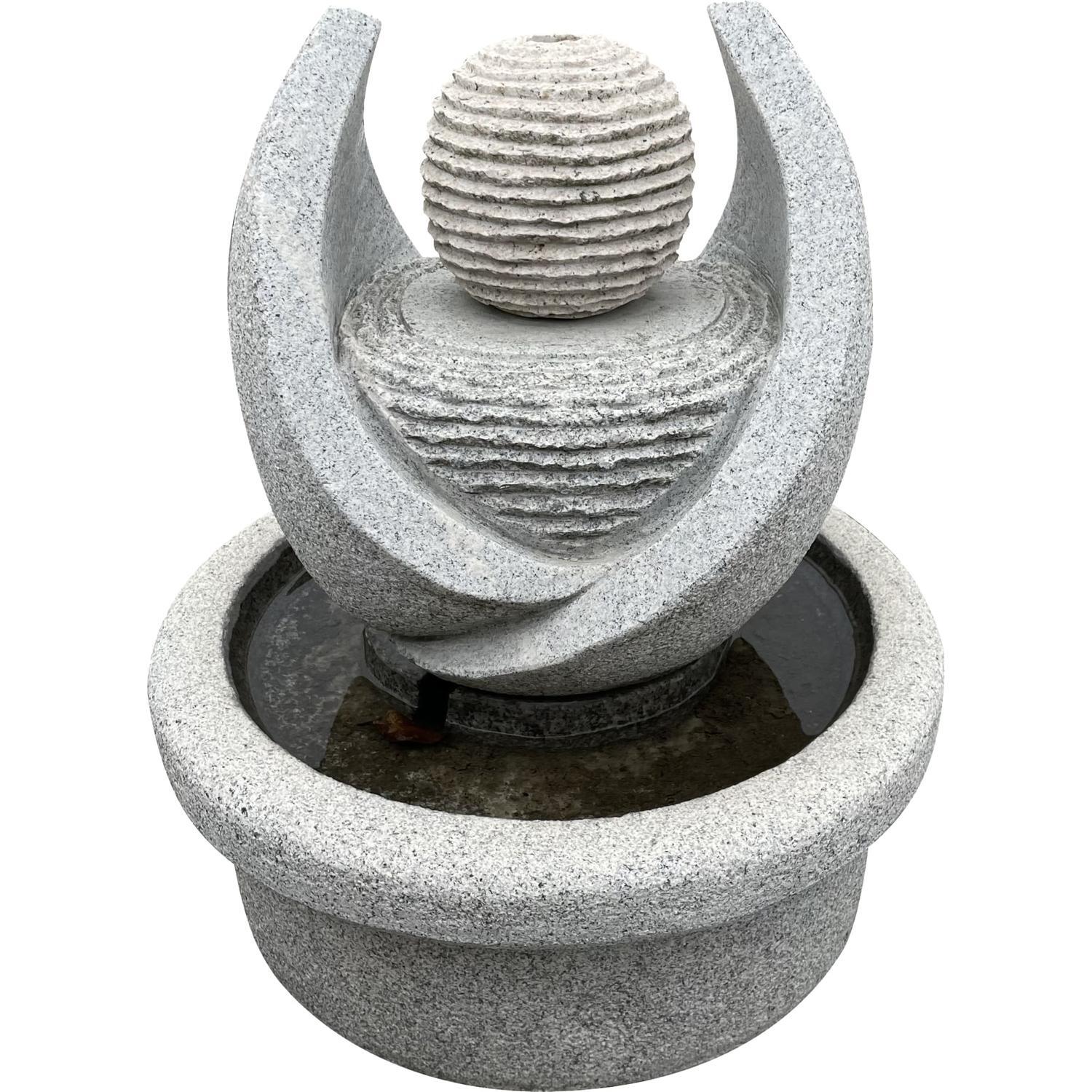 AquaForce | Granite Tier Ball Curved Water Feature | Mitre10