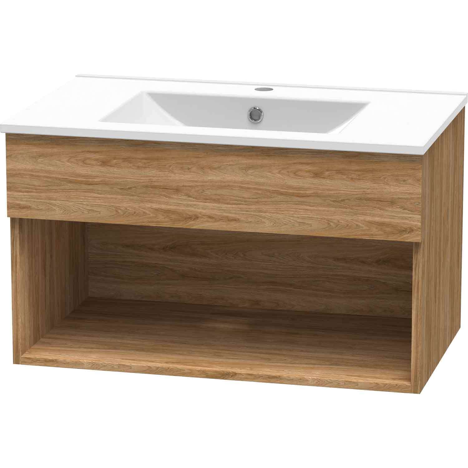 Clearlite | Cashmere Cashmere Open Wall Hung Vanity H: 450mm, W: 740mm ...
