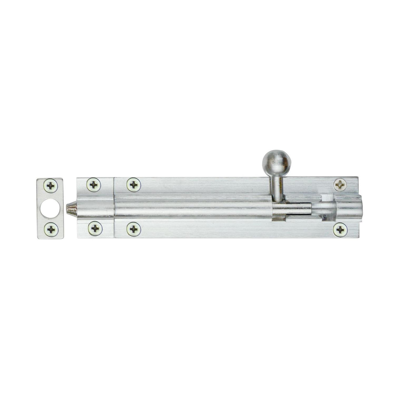 Windsor | Barrel Bolt 100mm Satin Chrome | Mitre10