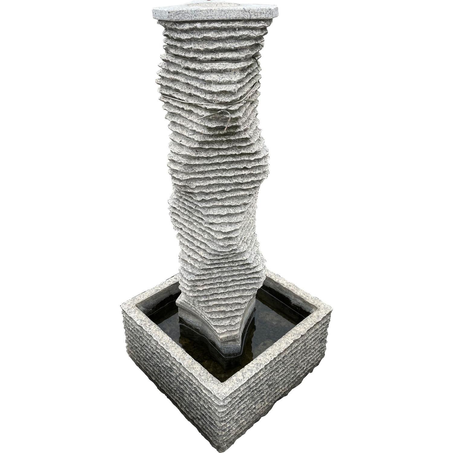 AquaForce | Granite Pillar Water Feature | Mitre10