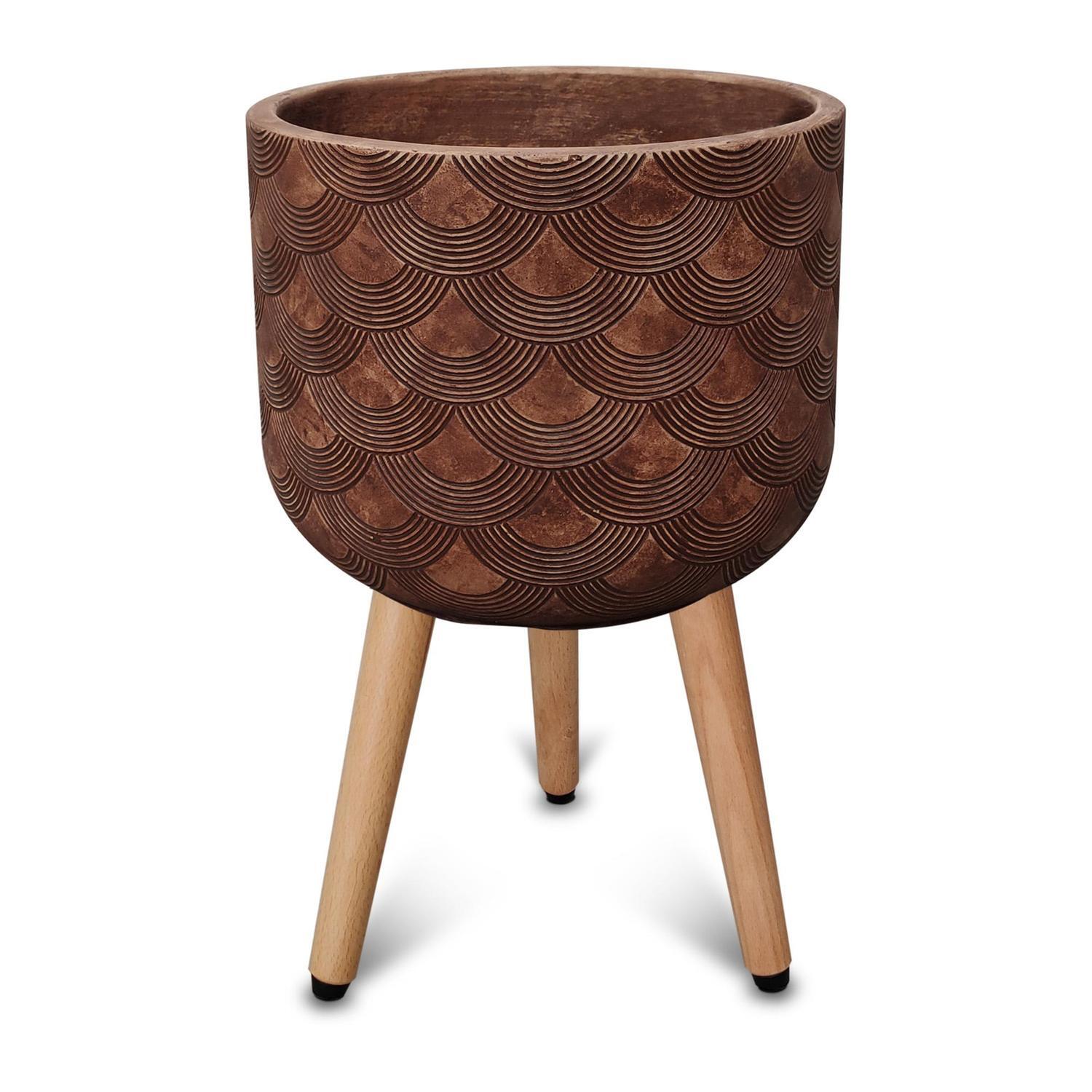 Northcote Pottery | Keystone Mermaid Tripod Planter H: 470mm, W: 300mm ...