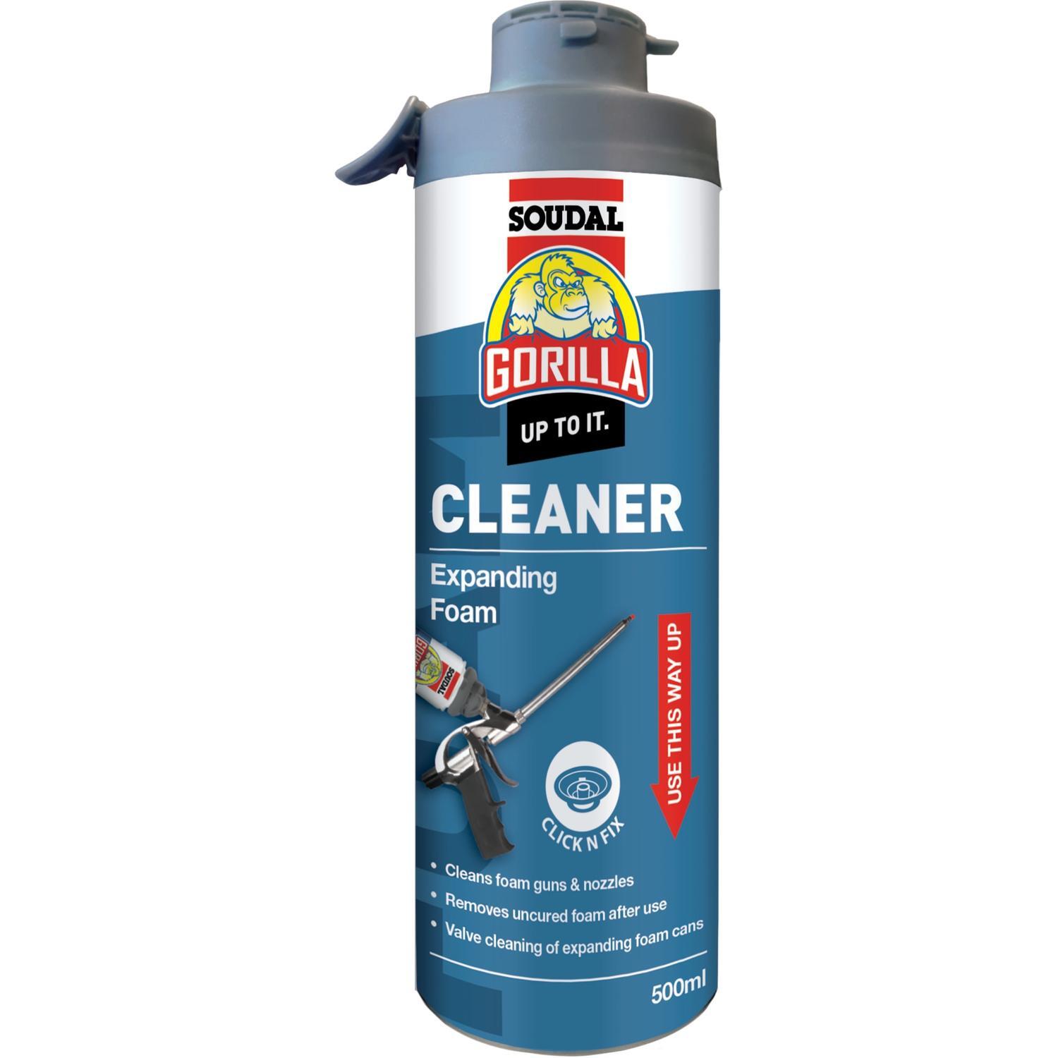 Gorilla | Expanding Foam Cleaner 500ml Champagne | Mitre10