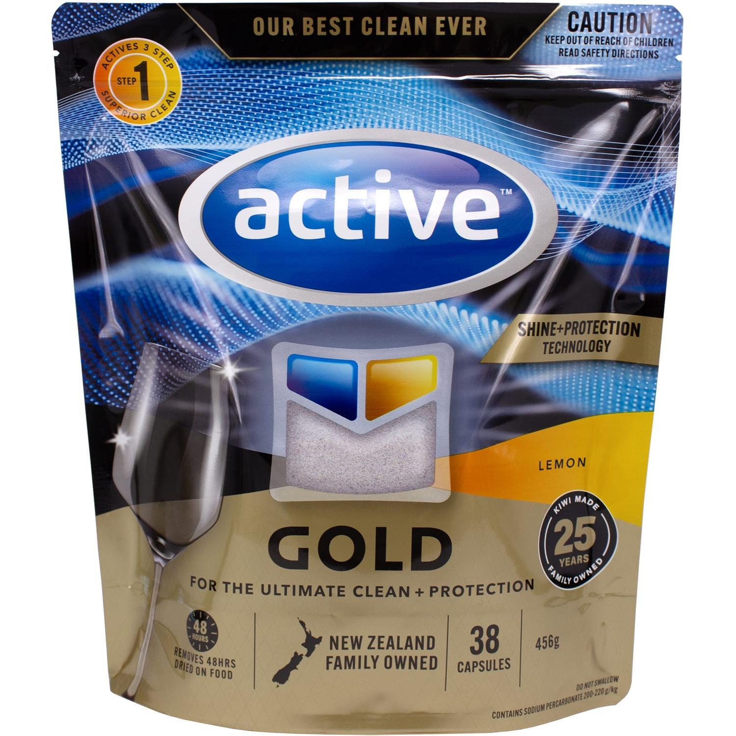 Active | Active Gold Capsules 38s Lemon | Mitre10