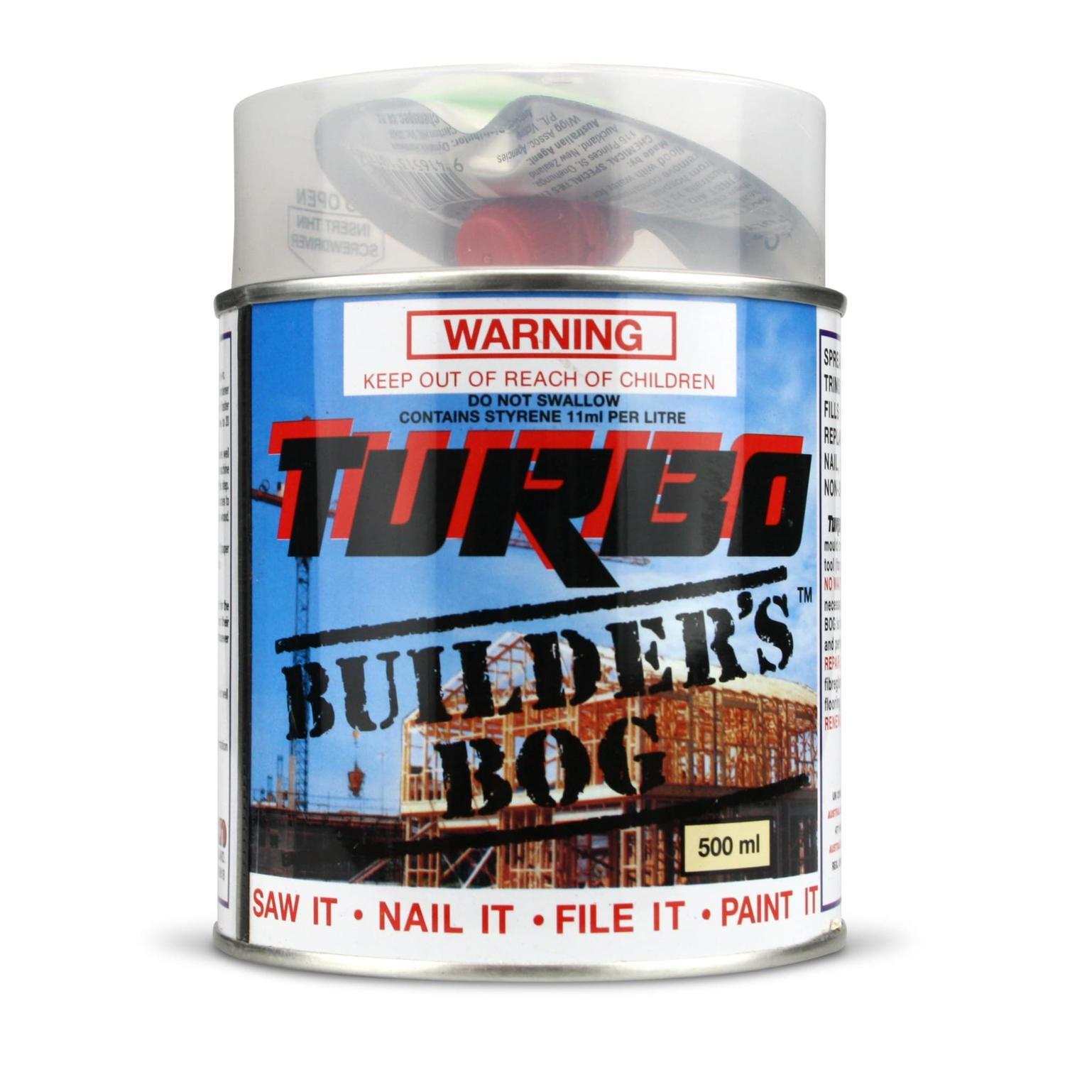 Turbo | Builders Filler Bog 500ml | Mitre10